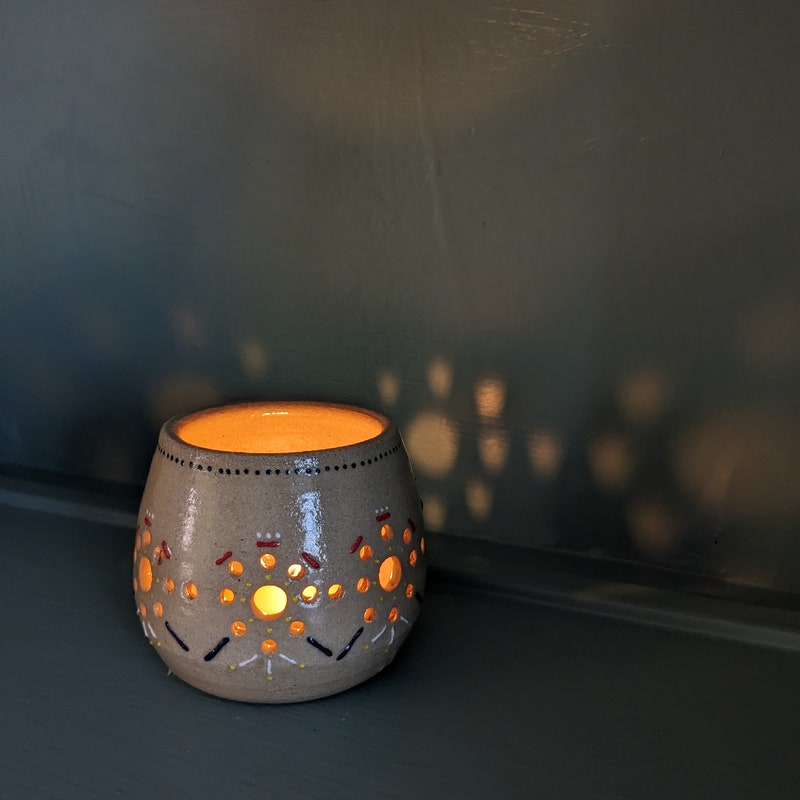 Ceramic Luminary - Etsy