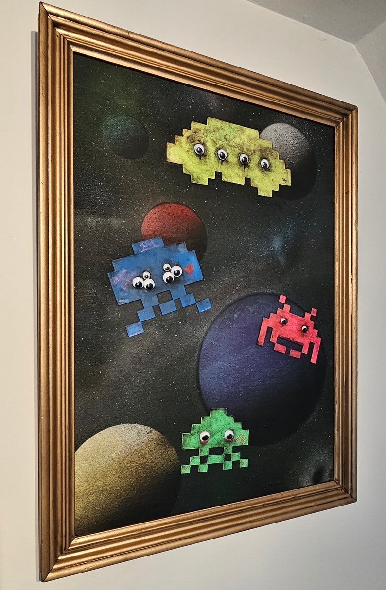 Spaced Invaders - Etsy