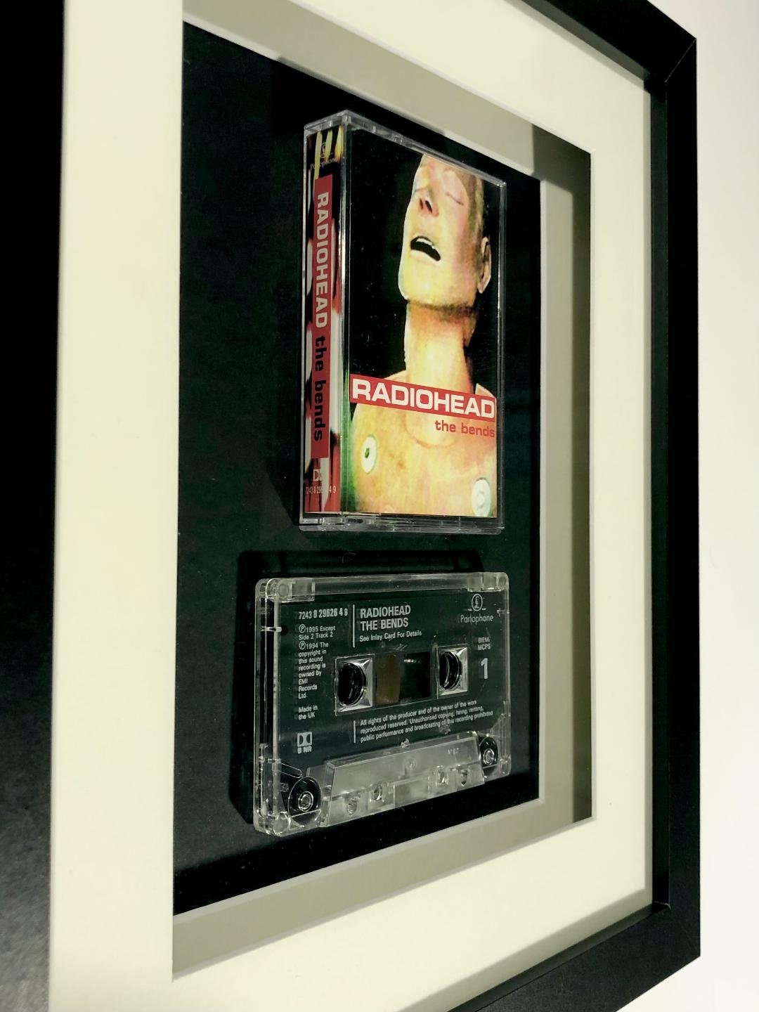 Radiohead - 'the Bends' Framed Tape Cassette - Etsy