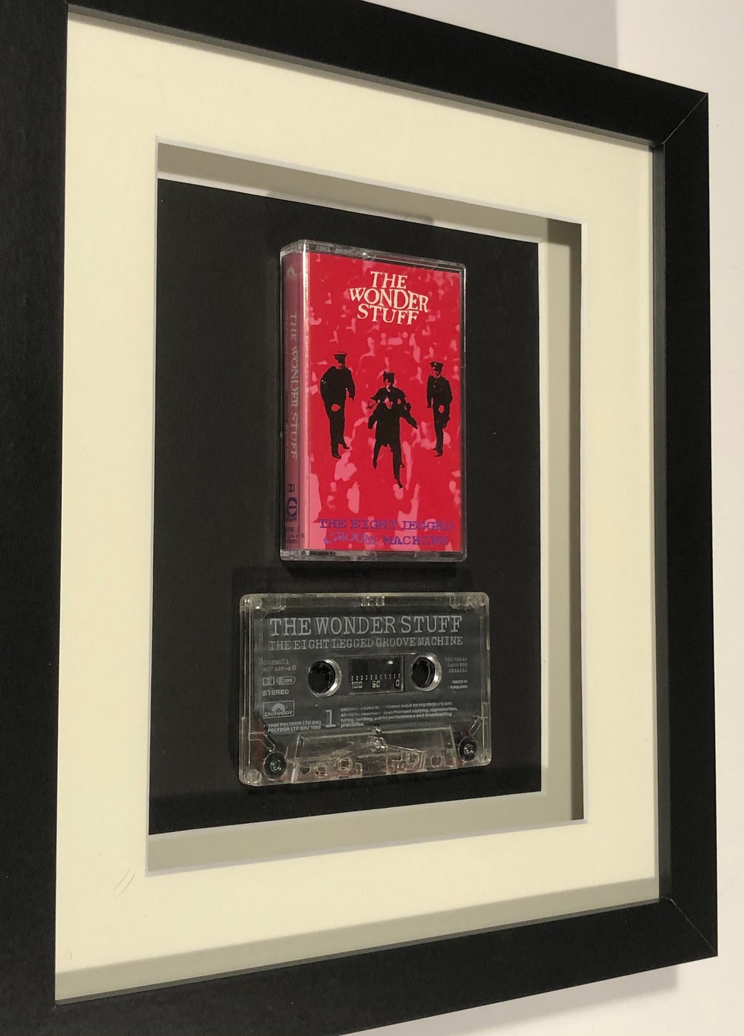 The Wonder Stuff 'the Eight Legged Groove Machine' Framed Tape Cassette ...