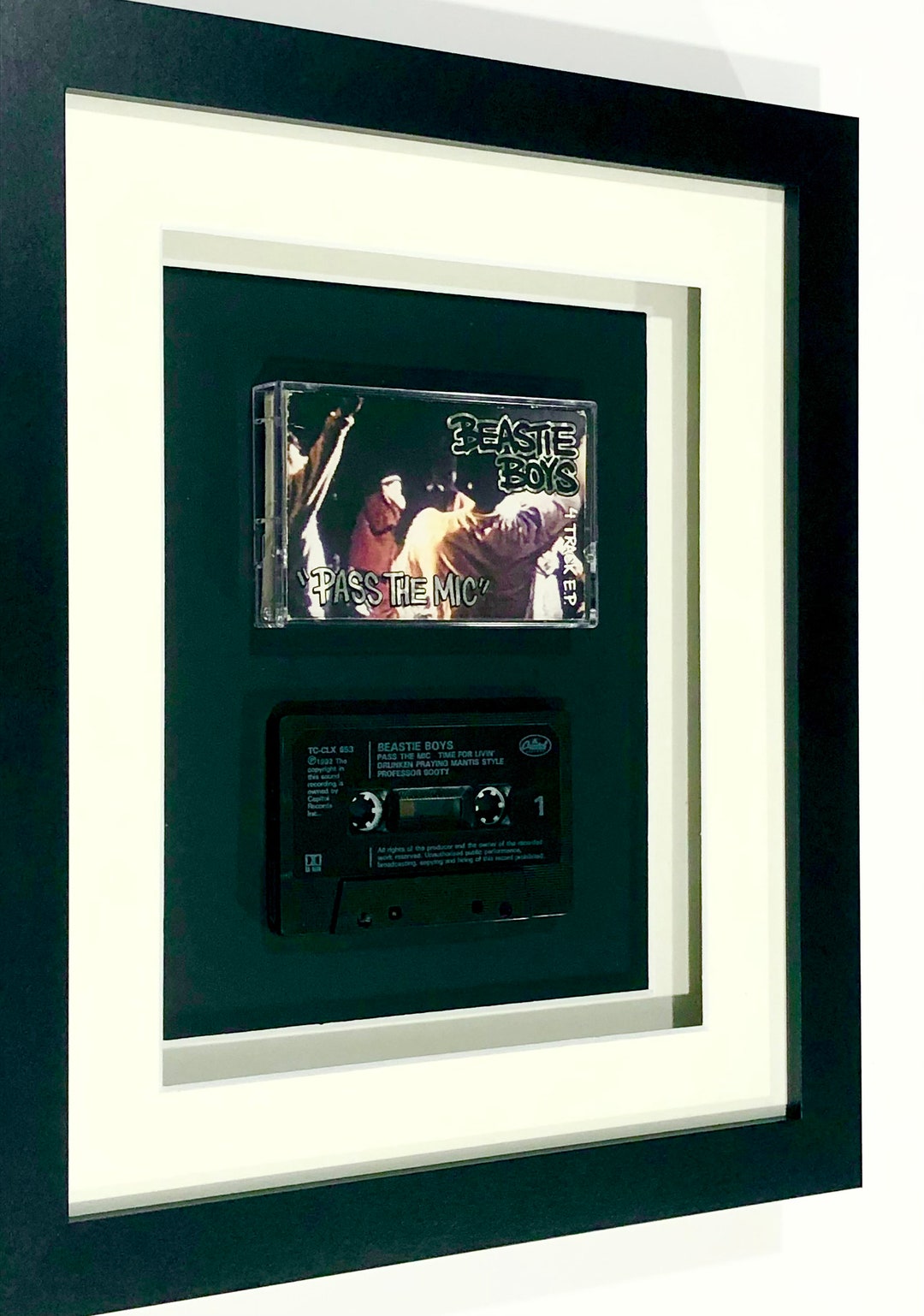 Beastie Boys - RARE! 'pass the Mic' Framed Tape Cassette - Etsy