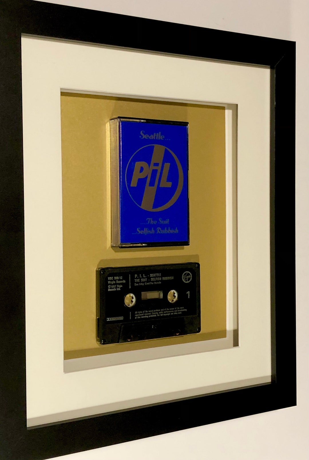 Public Image Limited / PIL 'seattle' Framed Tape Cassette - Etsy