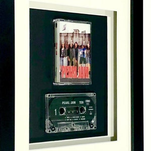 Pearl Jam RARE Special Edition 'ten' Framed Tape Cassette - Etsy