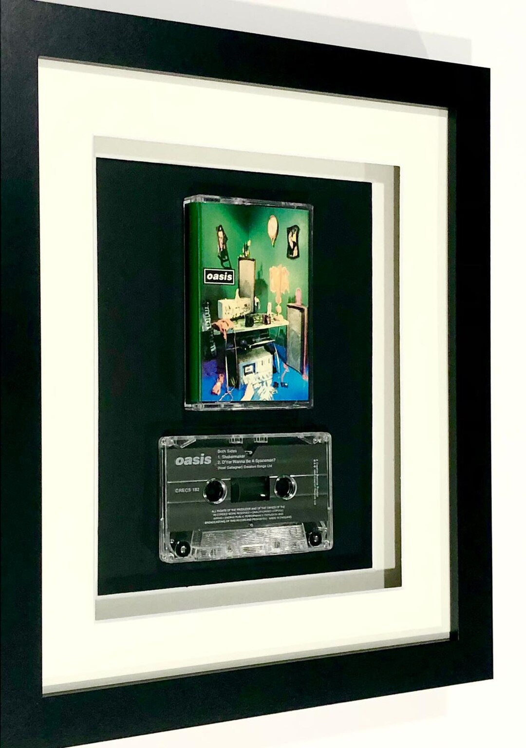 Oasis VERY RARE 'shakermaker' Framed Tape Cassette - Etsy