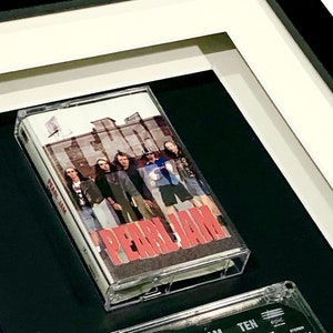 Pearl Jam RARE Special Edition 'ten' Framed Tape Cassette - Etsy