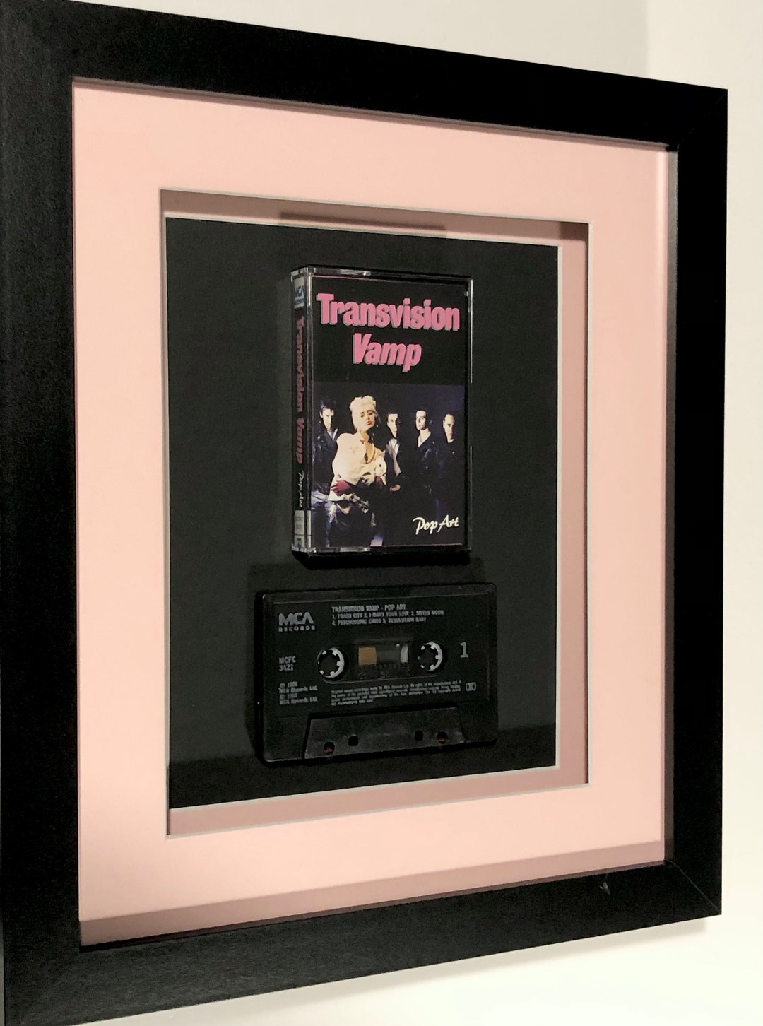 Transvision Vamp - 'pop Art' Framed Tape Cassette - Etsy
