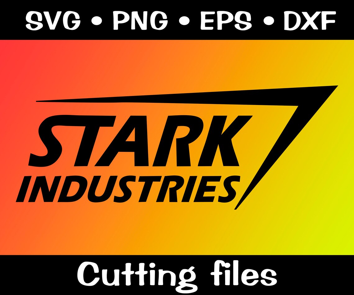 Stark Industries Logo Art/ Captain America Clip Art/ Comics Vector ...