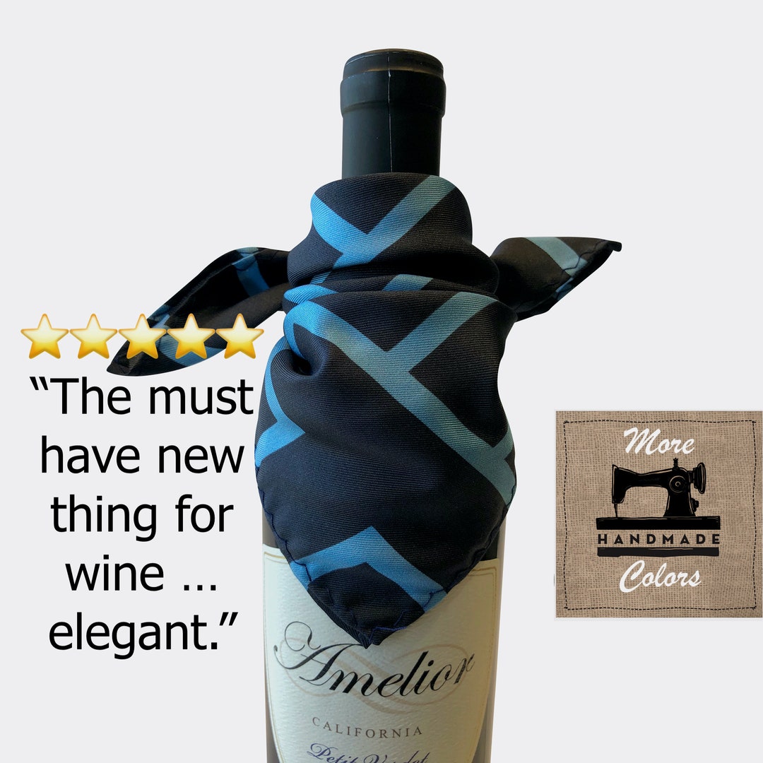 Stylish Silk Wine Drip Collar Unique Gift for Wine Lovers - Etsy