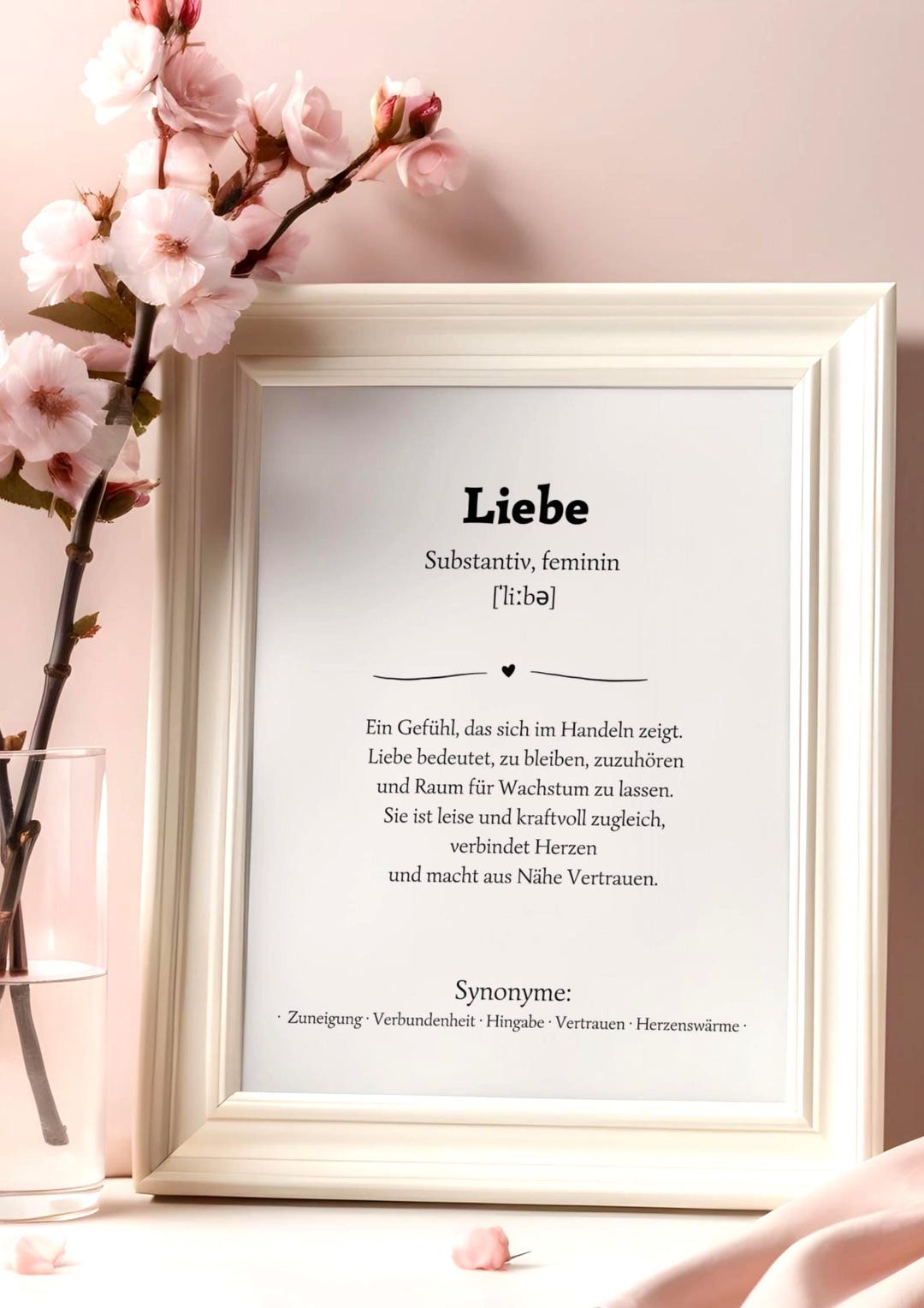 Love - Instant Download A5, A4, A3, A2 - Valentine's Day - Poster With ...