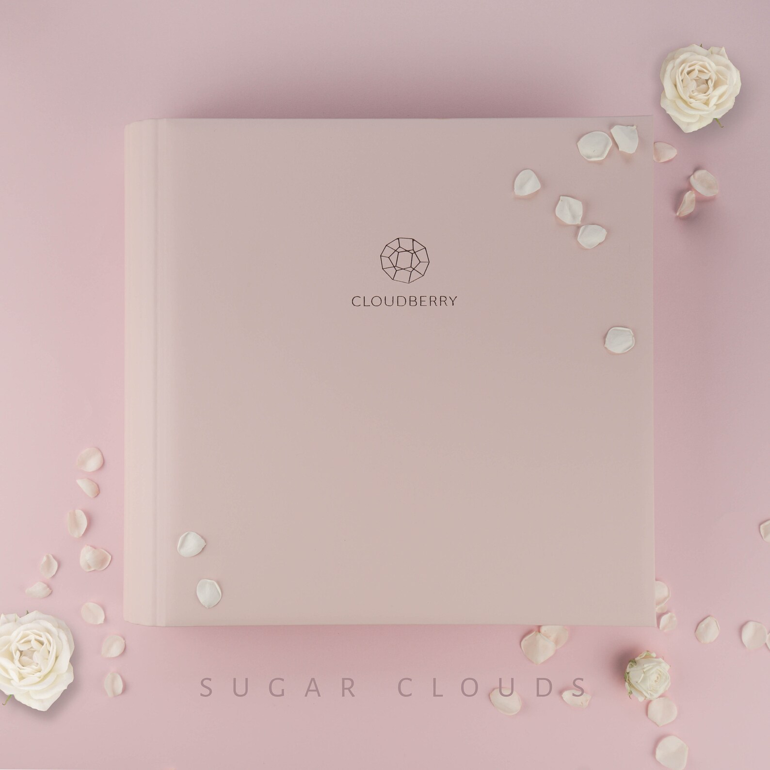 Photo Album Pink Scrapbook Photo Album Sugar Clouds for | Etsy