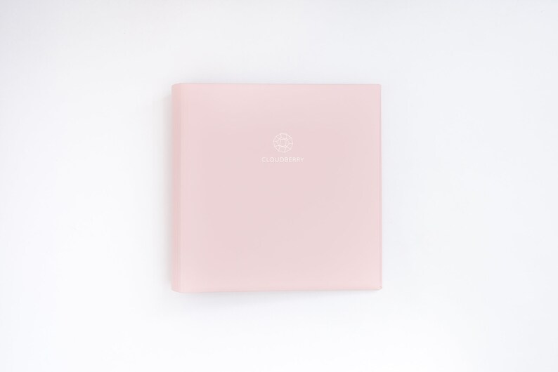 Photo Album Pink Scrapbook Photo Album Sugar Clouds for - Etsy