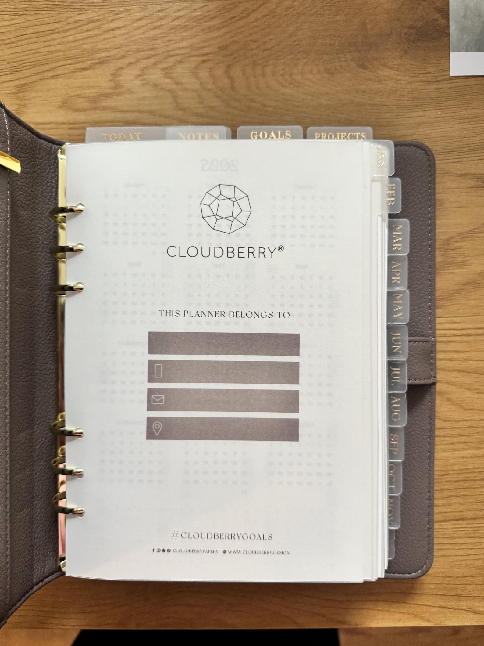 Notes Dividers for Ring Binder Planner – Tabbed Planner Inserts ...