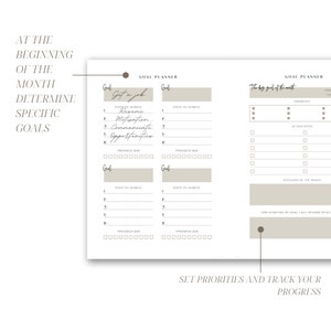 Weekly Planner 2025 Inserts, A5 Ring Planner Inserts, Goal Planner, Meditations, Time Techniques ...