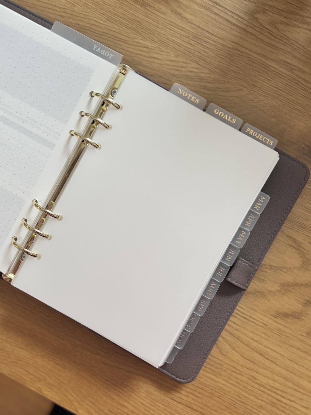 Notes Dividers for Ring Binder Planner – Tabbed Planner Inserts ...