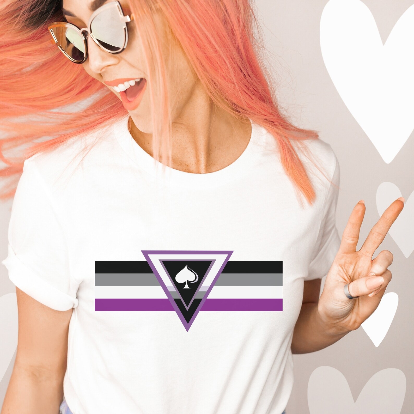 Asexual Pride Ace Pride Gay Pride T Shirt ACE Pride Shirt - Etsy UK