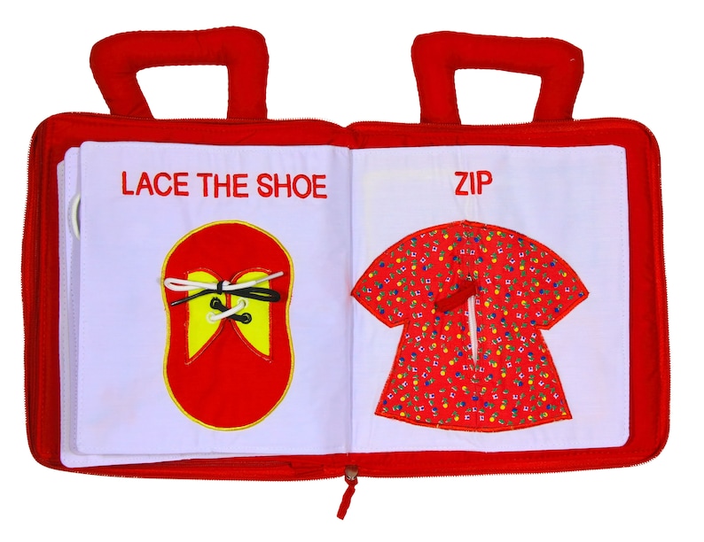 Personalized My Quiet Book Cloth Montessori Baby Toddler Interactive ...