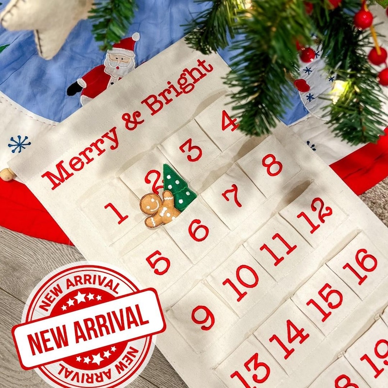 Fillable Advent Calendar - Etsy