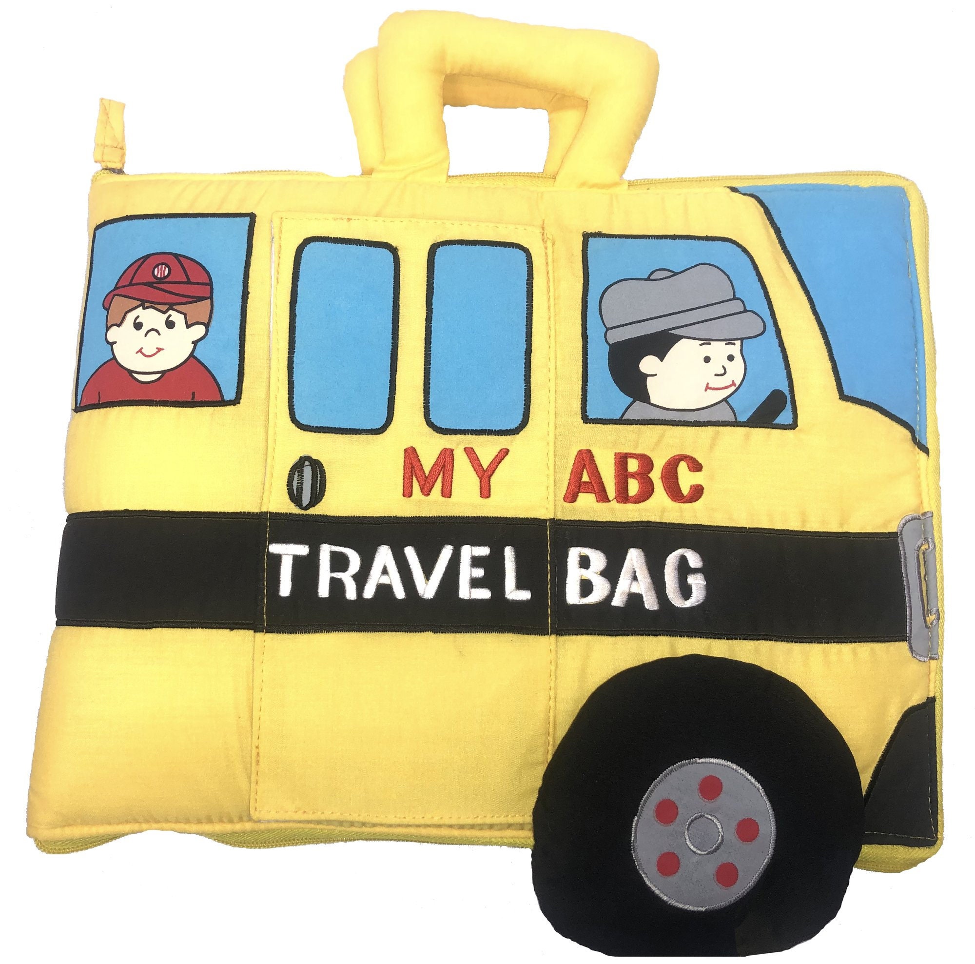 My ABC School Bus Travel Bag Activity Busy Book for Toddlers - Etsy