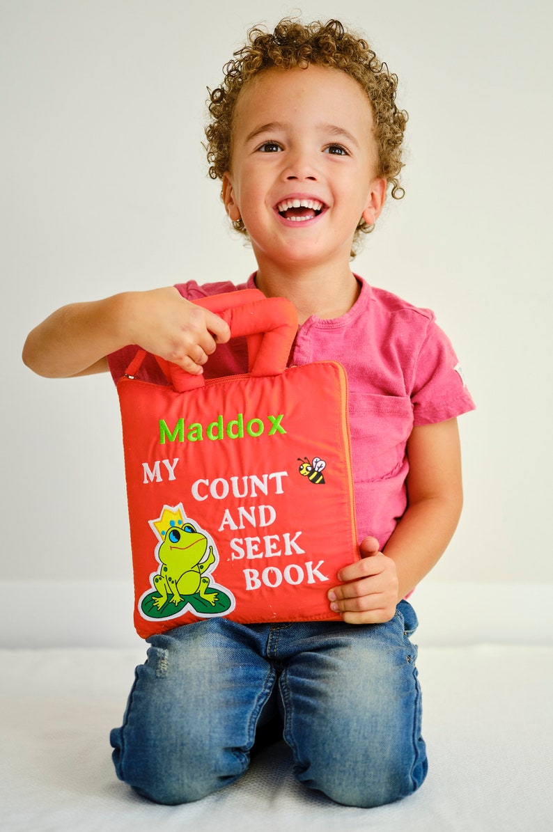 Personalized Count and Seek Quiet Book Toddler Preschool Early ...