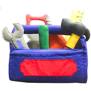 Personalized Tool Box Toy Set, Soft Play Set for Toddlers and Children ...