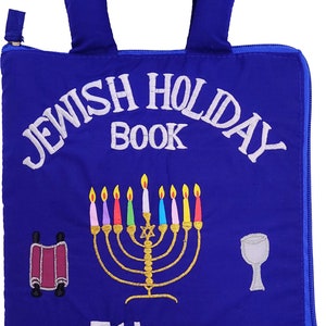 Personalized Jewish Holiday Book Cloth Interactive Kids Toddler Quiet ...