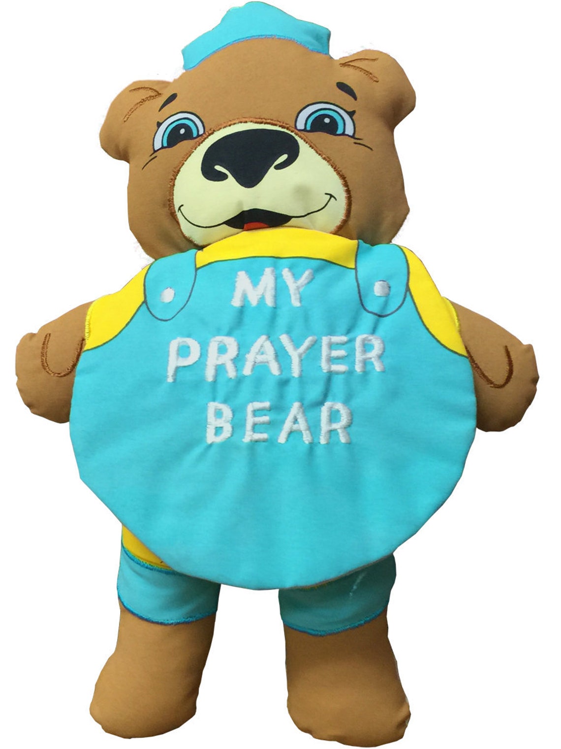 My Prayer Bear Fabric Soft Play Bear for Christian Toddlers and ...