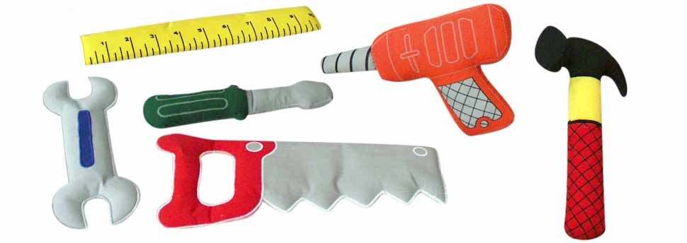 Personalized Tool Box Toy Set, Soft Play Set for Toddlers and Children ...