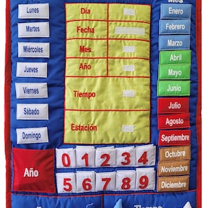 All About Today Kids Cloth Calendar by Pockets of Learning ...