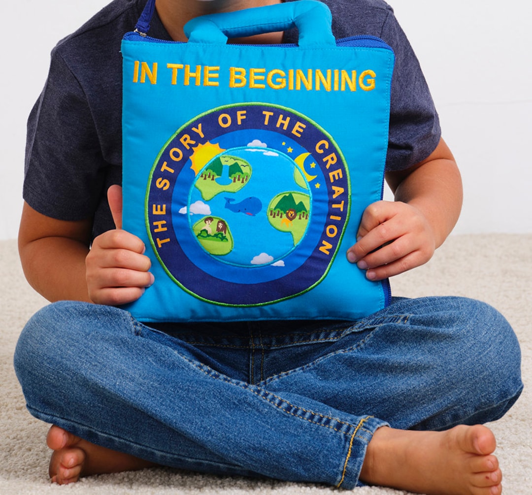 In the Beginning Book Story of the Creation Old Testament Cloth ...