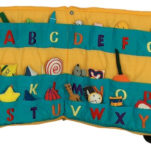 My ABC School Bus Travel Bag, Activity Busy Book for Toddlers and ...