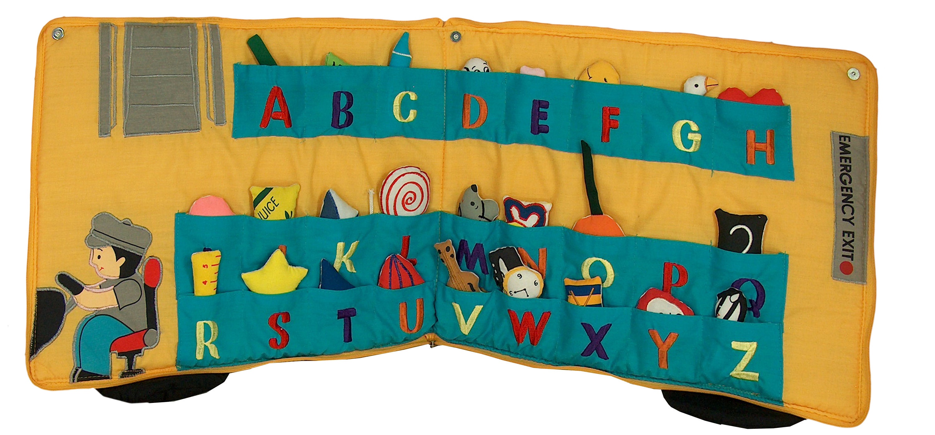 My ABC School Bus Travel Bag Activity Busy Book for Toddlers - Etsy ...