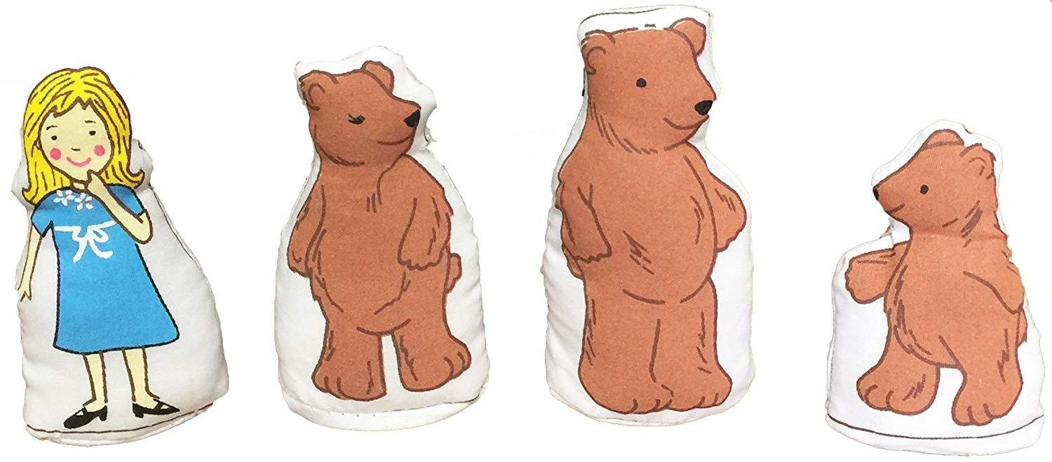 Goldilocks and the Three Bears Fabric Interactive Pretend Soft Play ...