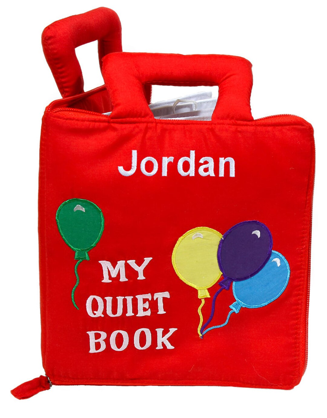 Personalized My Quiet Book Cloth Montessori Baby Toddler Interactive ...