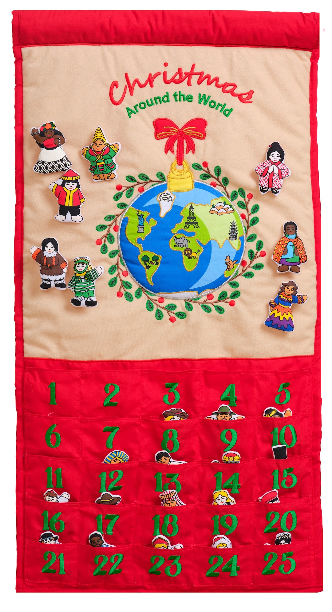 Personalized Christmas Around the World Holiday Advent Calendar, Peace ...