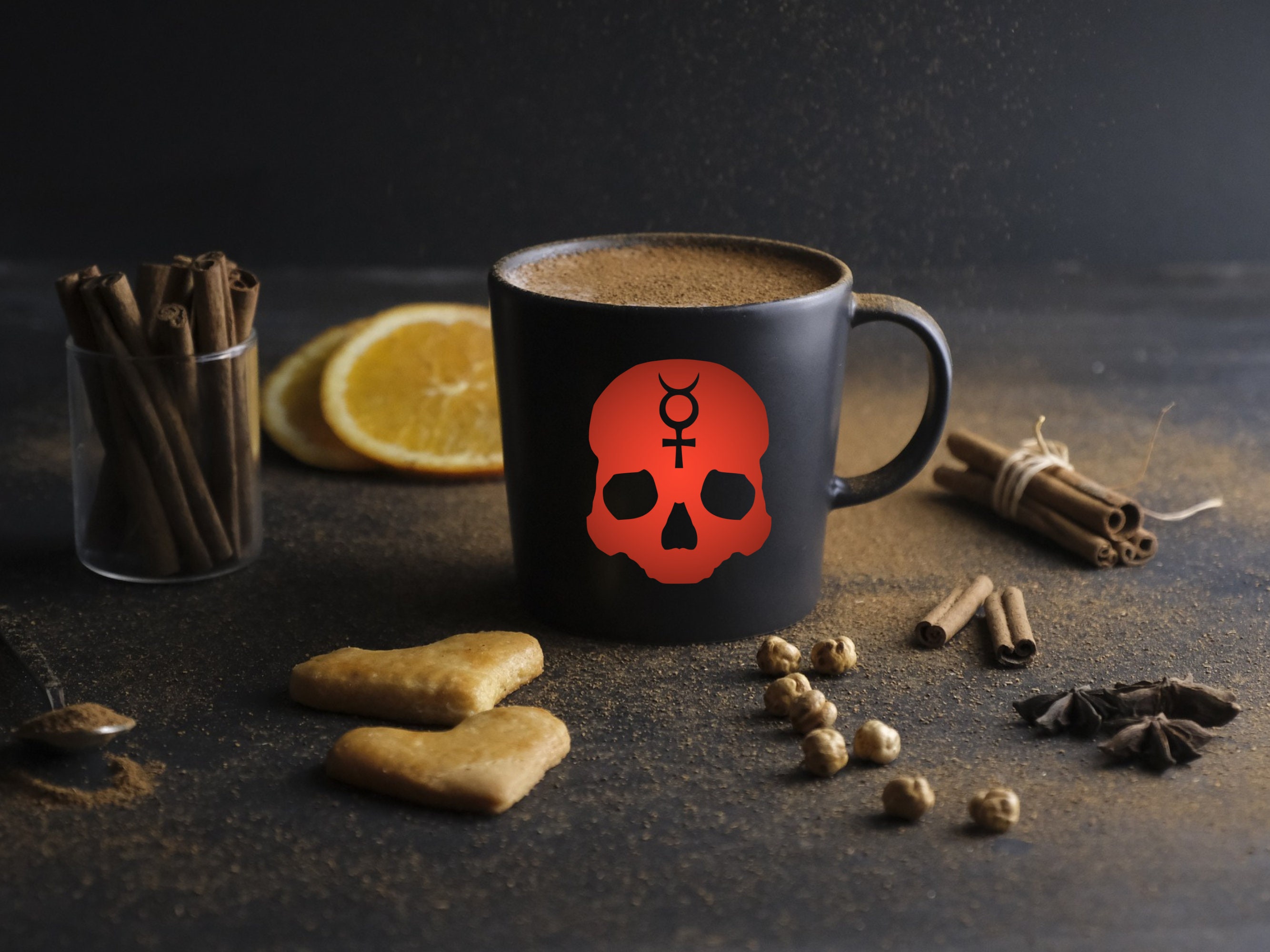 13 Alchemy Skull Silhouette Bundle, Skull Svg, Skull Head Clip Art ...