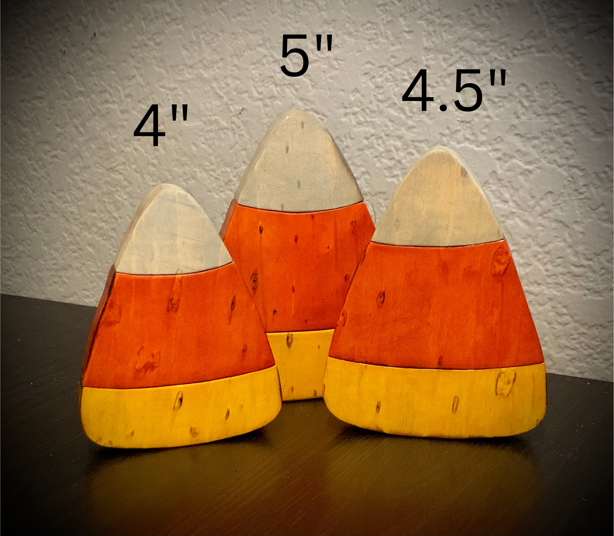 Wooden Candy Corn, Set of 3, Fall Décor, Candy Corn Shelf Sitters, Shou ...