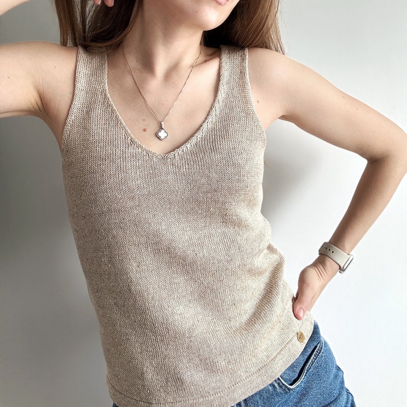 Linen Tank Top Pattern - Etsy