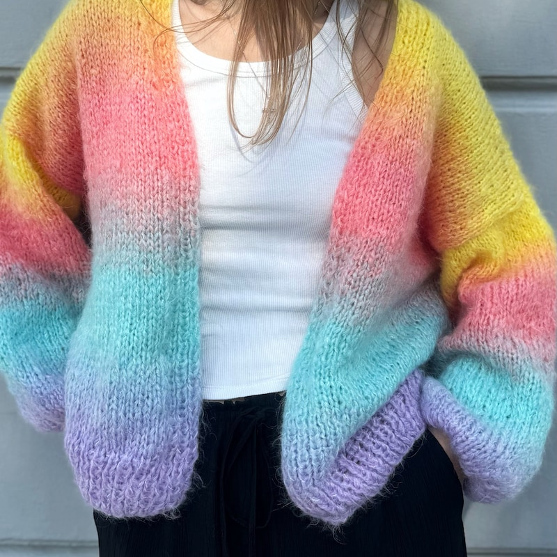 Hand Knit Cardigans - Etsy