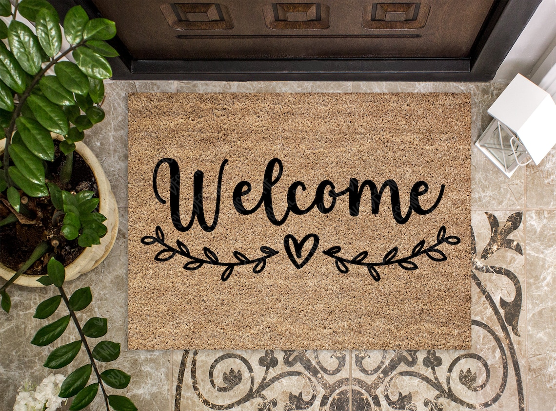 Welcome SVG Welcome Mat SVG Welcome Sign SVG Farmhouse | Etsy