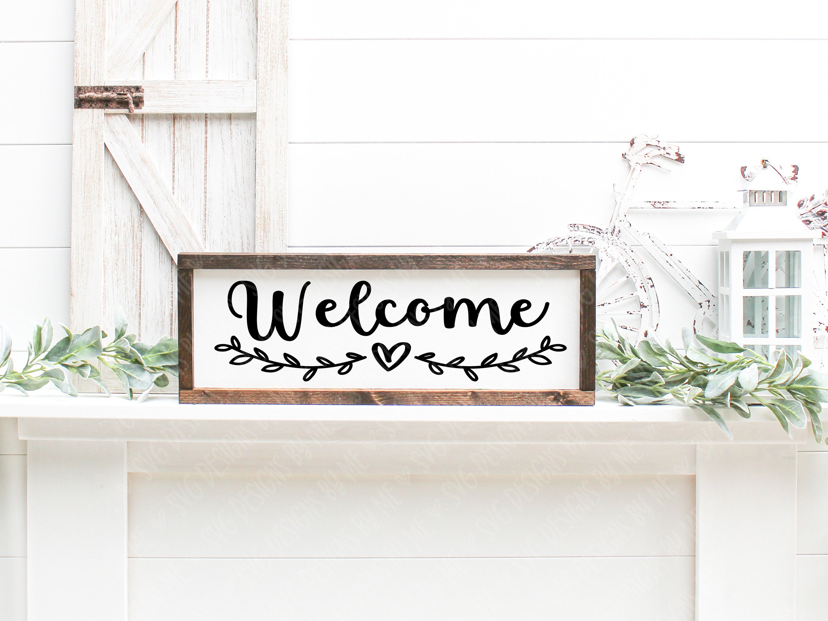 Welcome SVG Welcome Mat SVG Welcome Sign SVG Farmhouse | Etsy