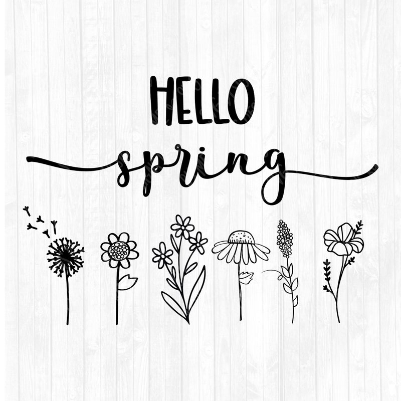 Spring Svg - Etsy