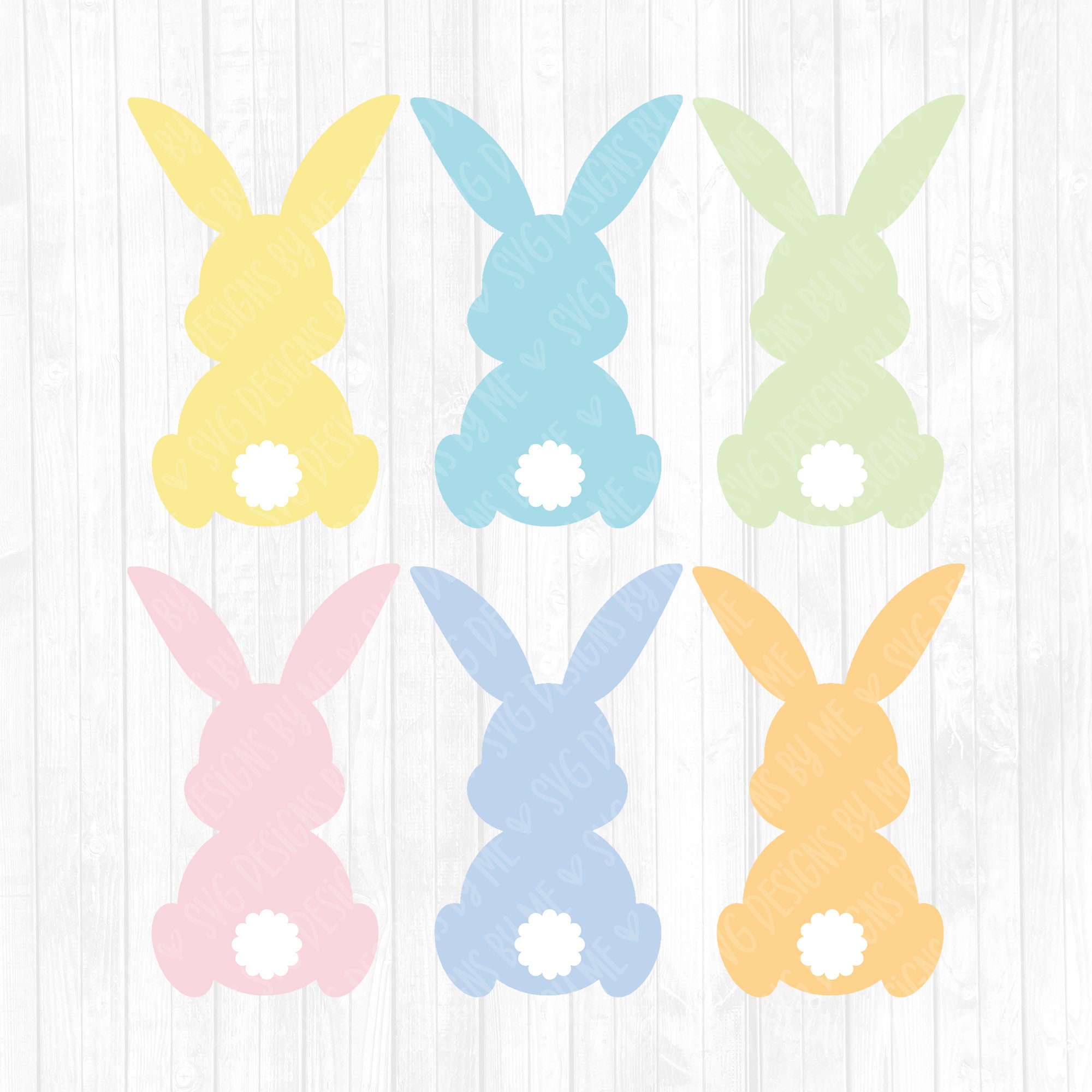Bunny SVG Easter Bunny Svg-easter Rabbit Svg-easter Bundle | Etsy