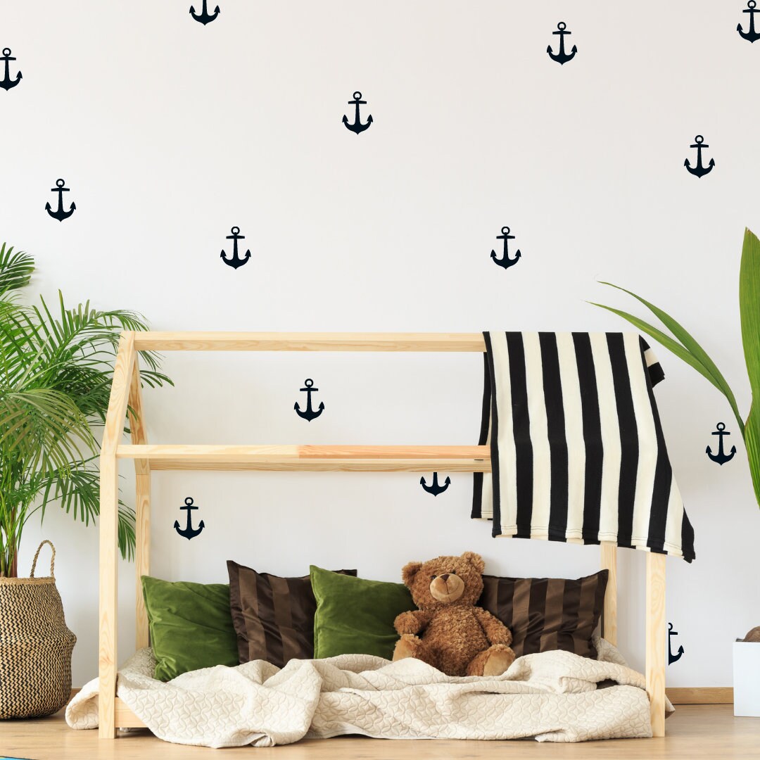 Anchor Wall Decals, Wall Stickers Boats, Nautical Wall Decals ...