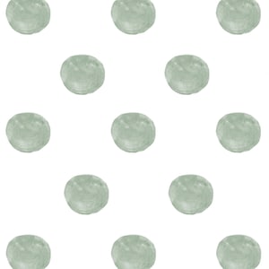 Wall Decals Dots, Sage Dots Fabric Wall Decals, Boho Decals for Nursery ...