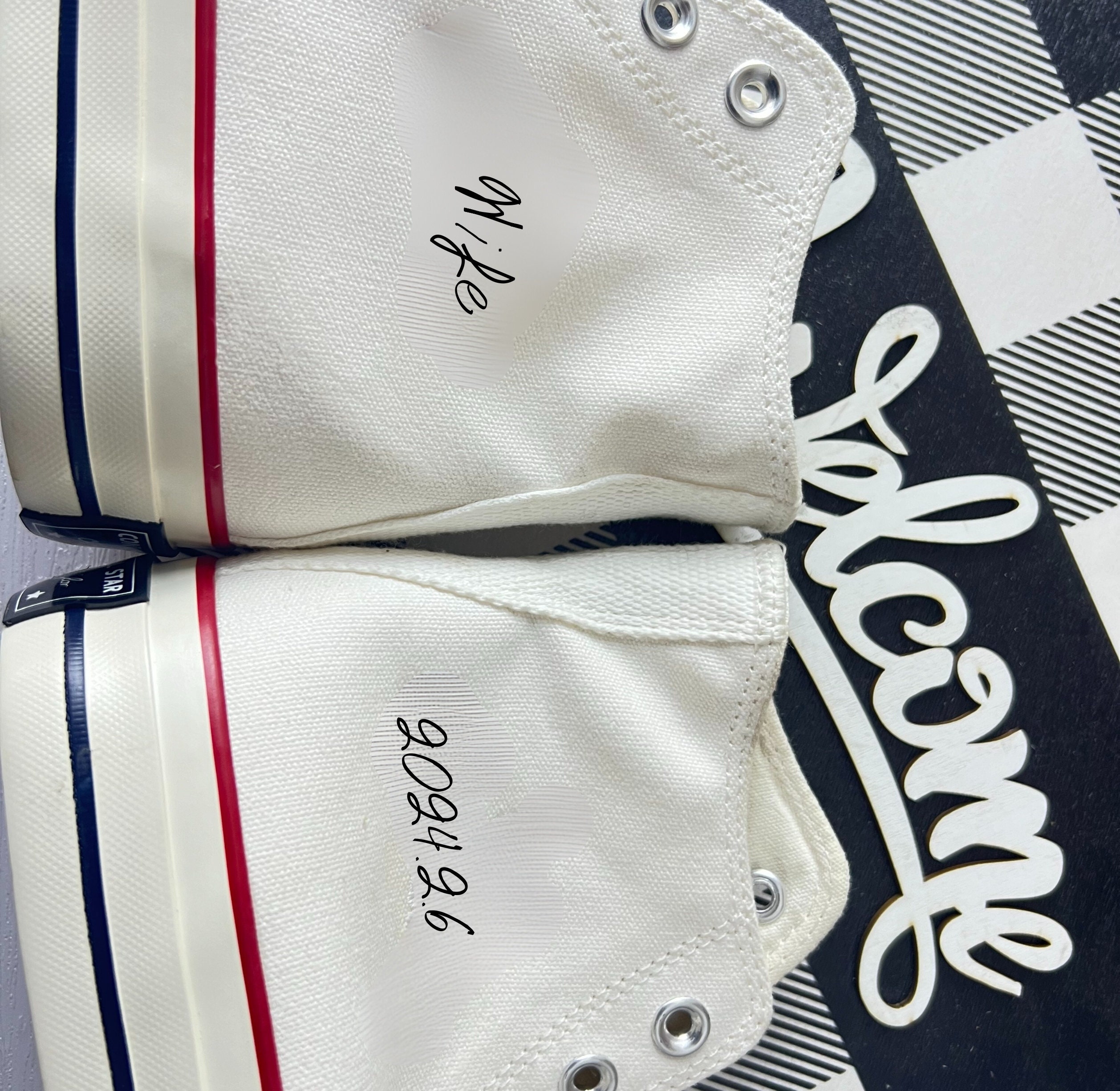 Bridal Shoes, Custom Wedding Date Shoes, Embroidery Wedding Flat Shoes ...