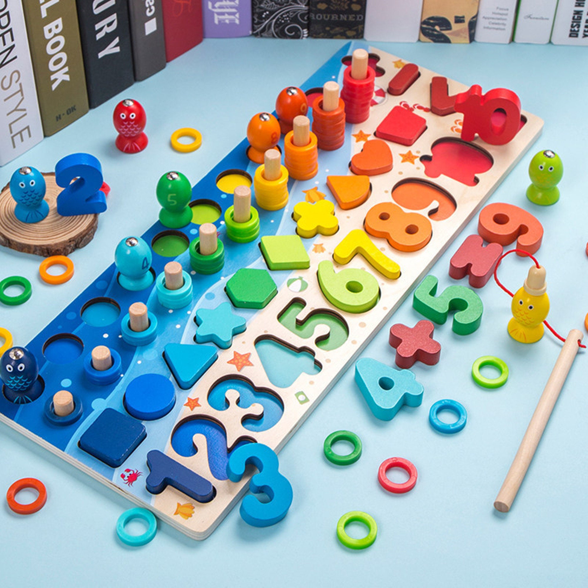 Best Shapes Forms Puzzles Toys First Birthday gift Wooden Letter Toys ...