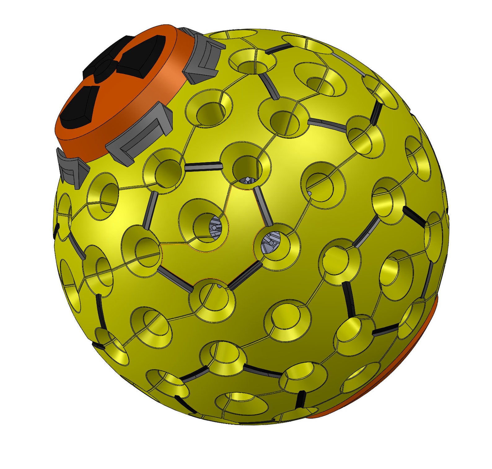 Nerf Nuke - A Thinkgeek 2014 April Fools Product! [old Version] - Etsy