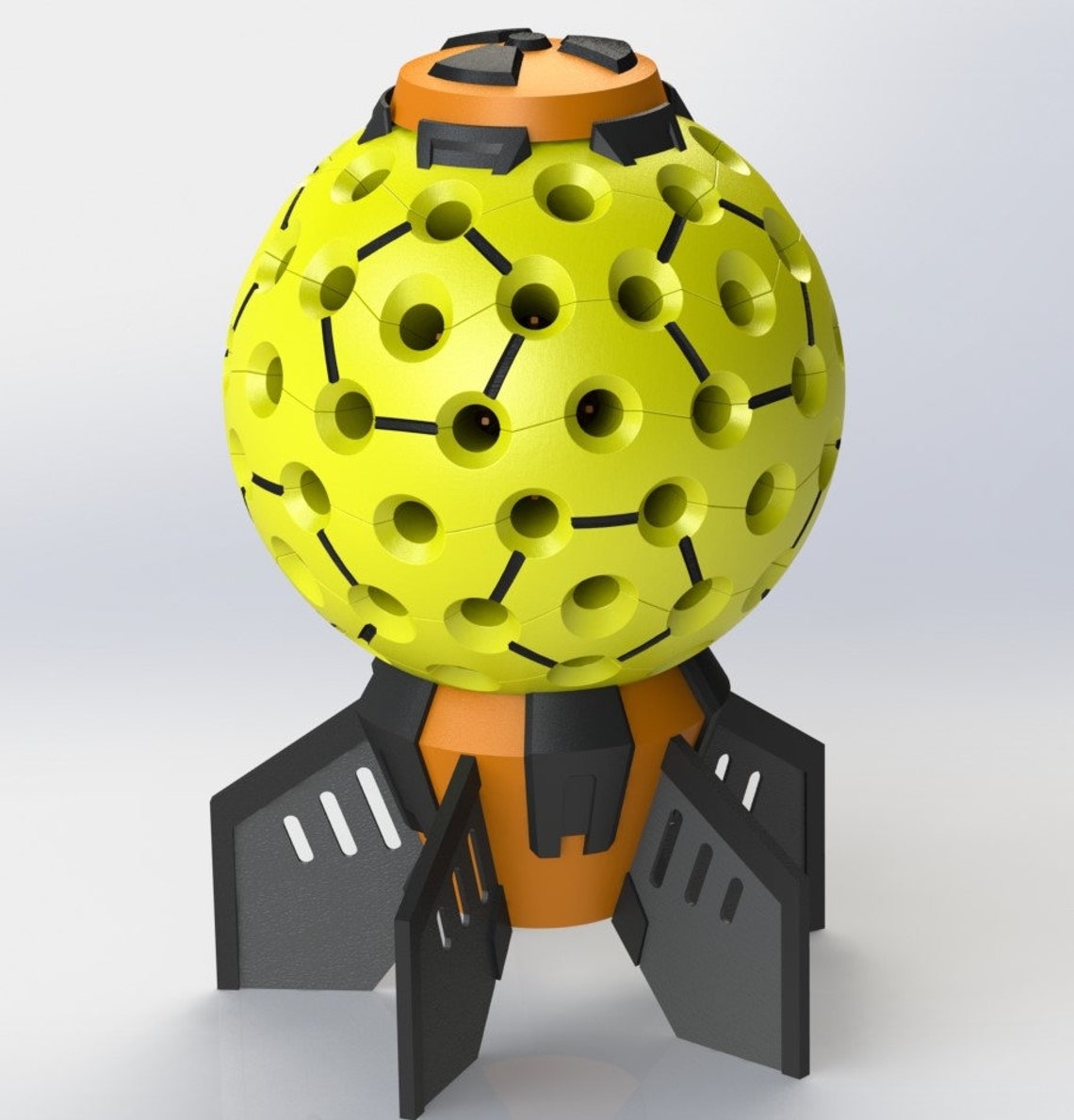 Nerf Nuke - A Thinkgeek 2014 April Fools Product! [old Version] - Etsy