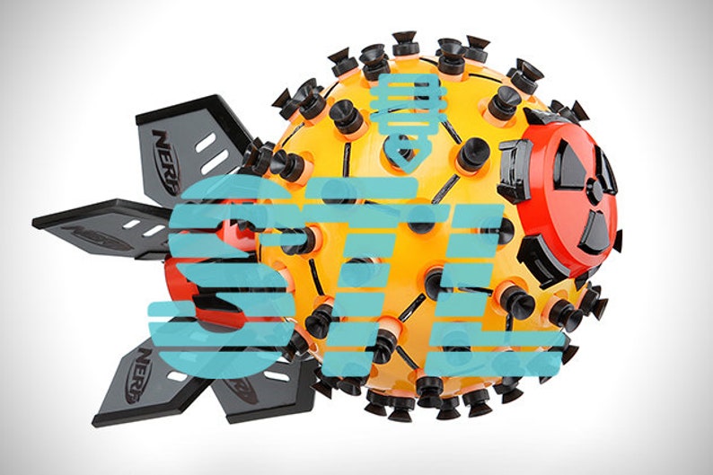 Nerf Nuke - A Thinkgeek 2014 April Fools Product! [old Version] - Etsy
