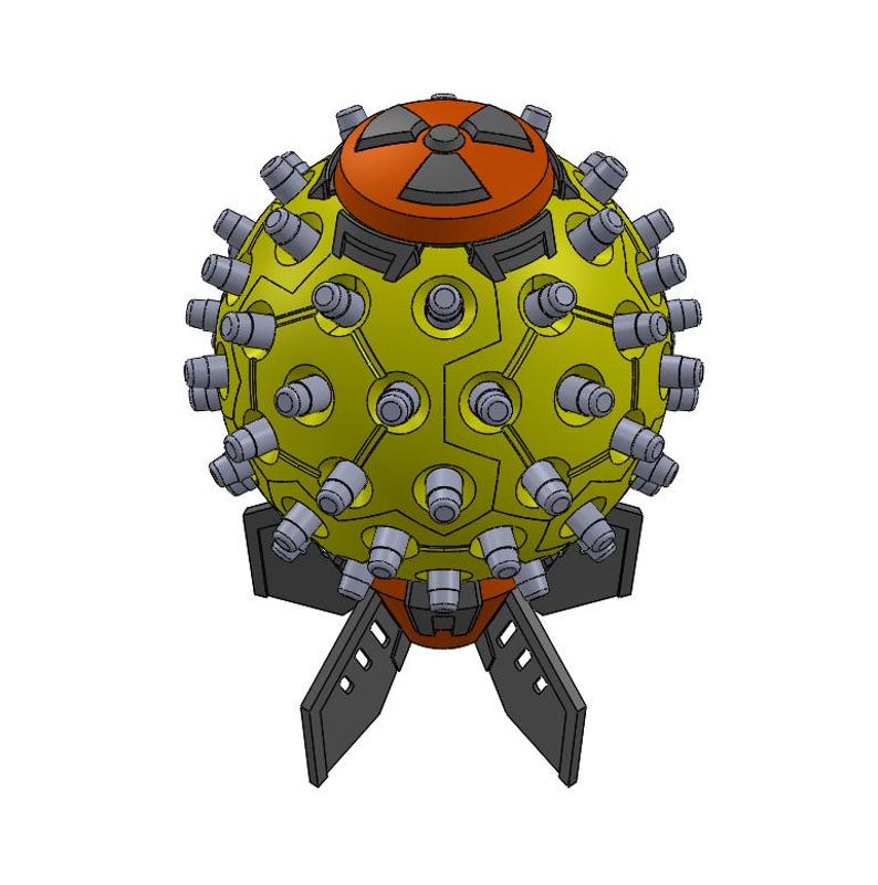 Nerf Nuke 2.0 [CO2 Cartridge Version] - Etsy